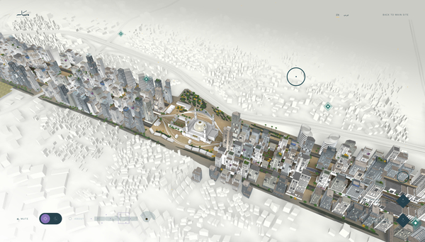 サウジアラビアの都市計画を 3D で可視化して概要を知ることができる Masar Destination - WebGL 総本山