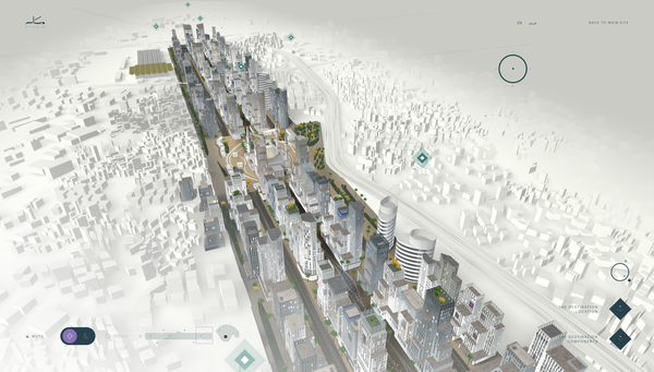 サウジアラビアの都市計画を 3D で可視化して概要を知ることができる Masar Destination - WebGL 総本山