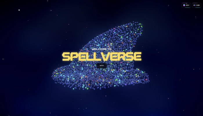 ポップで可愛らしい世界観とゲーム作品のような高品質な CG が見事な SPELLVERSE - WebGL 総本山
